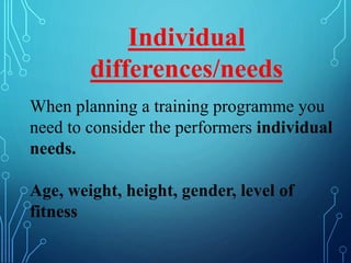Principle of training | PPT