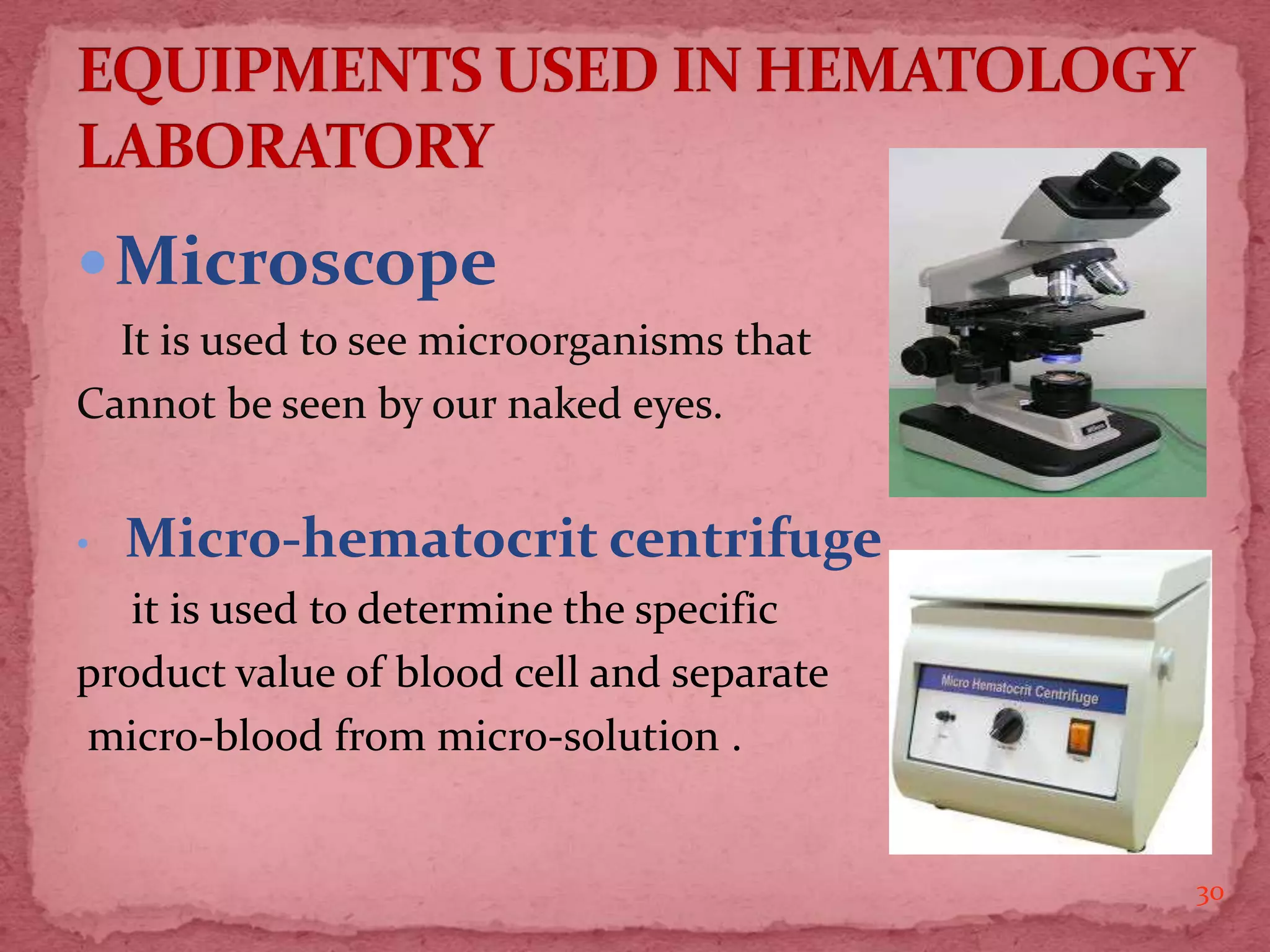 Clinical Hematology Laboratory | PPTX