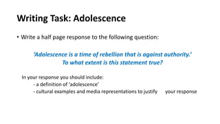2.5 concept of adolescence - THOP | PPT