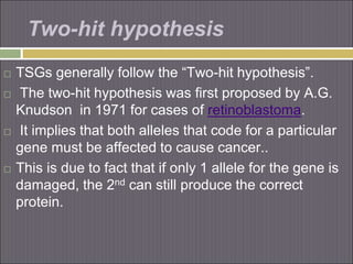 tumor suppressor gene by | PPT