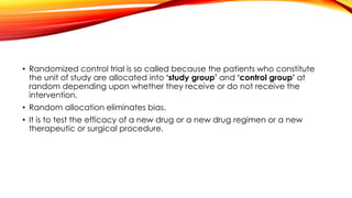 Randomized Control Trail | PPT