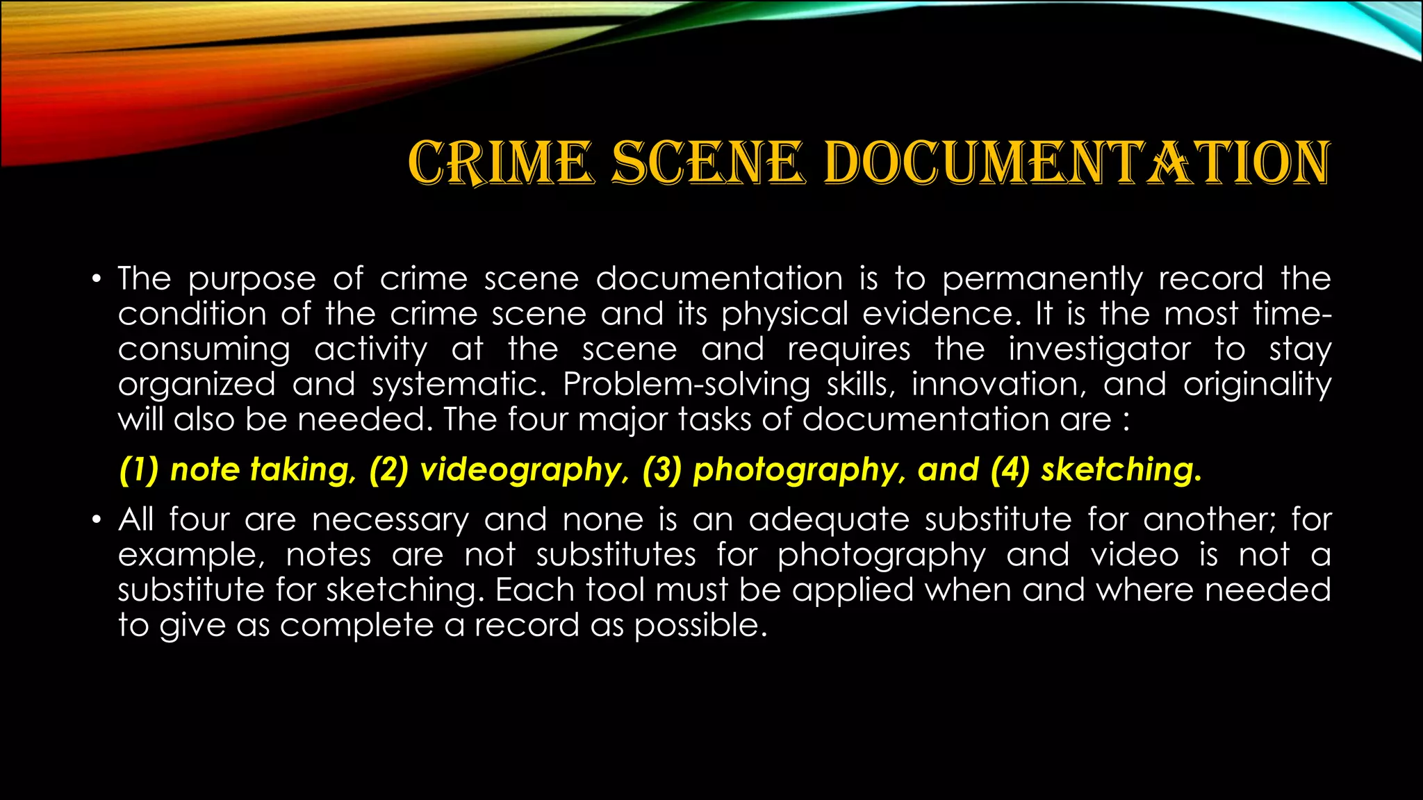 Crime scene management | PDF