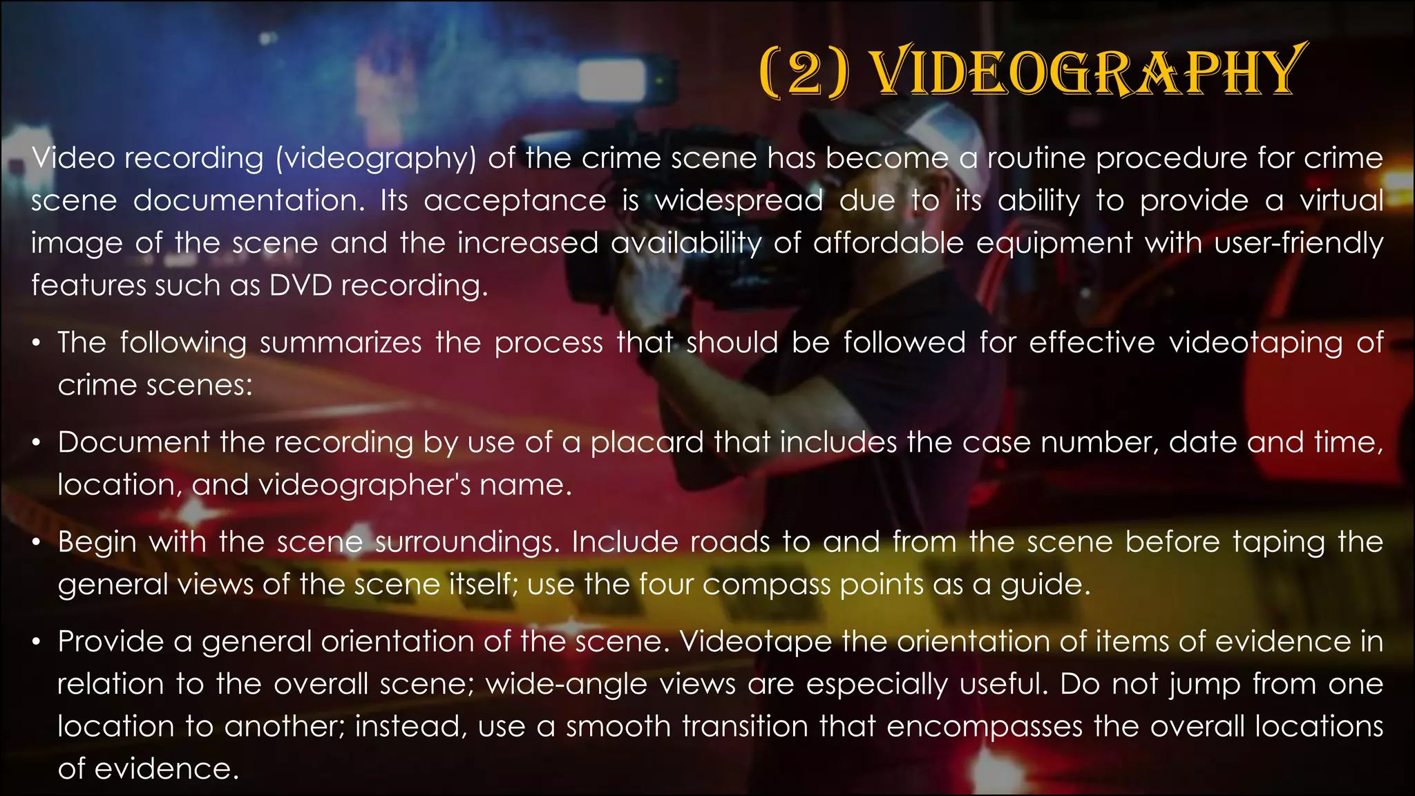 Crime scene management | PDF
