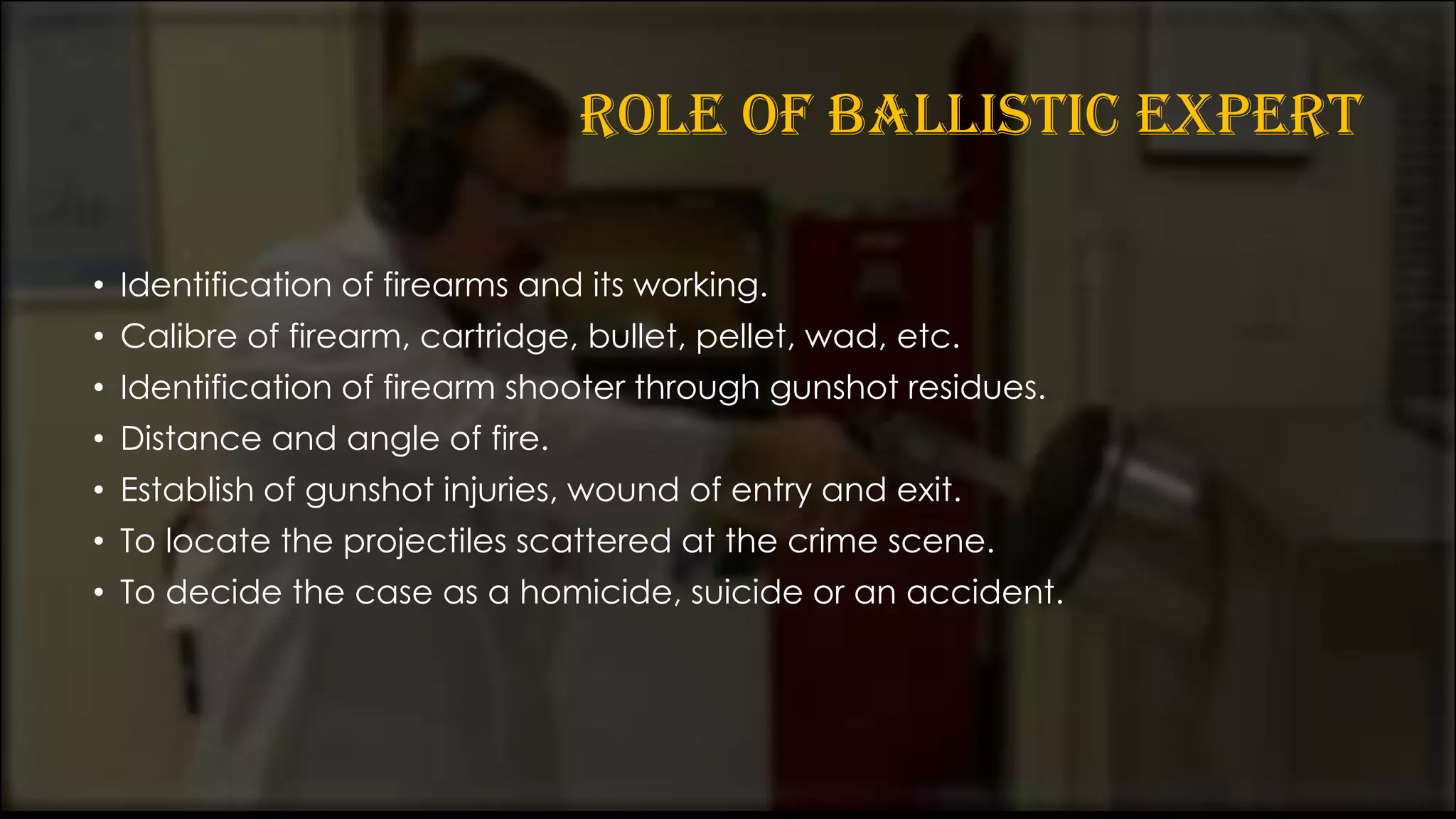 Crime scene management | PDF