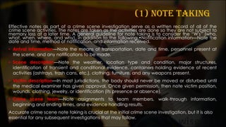Crime scene management | PDF