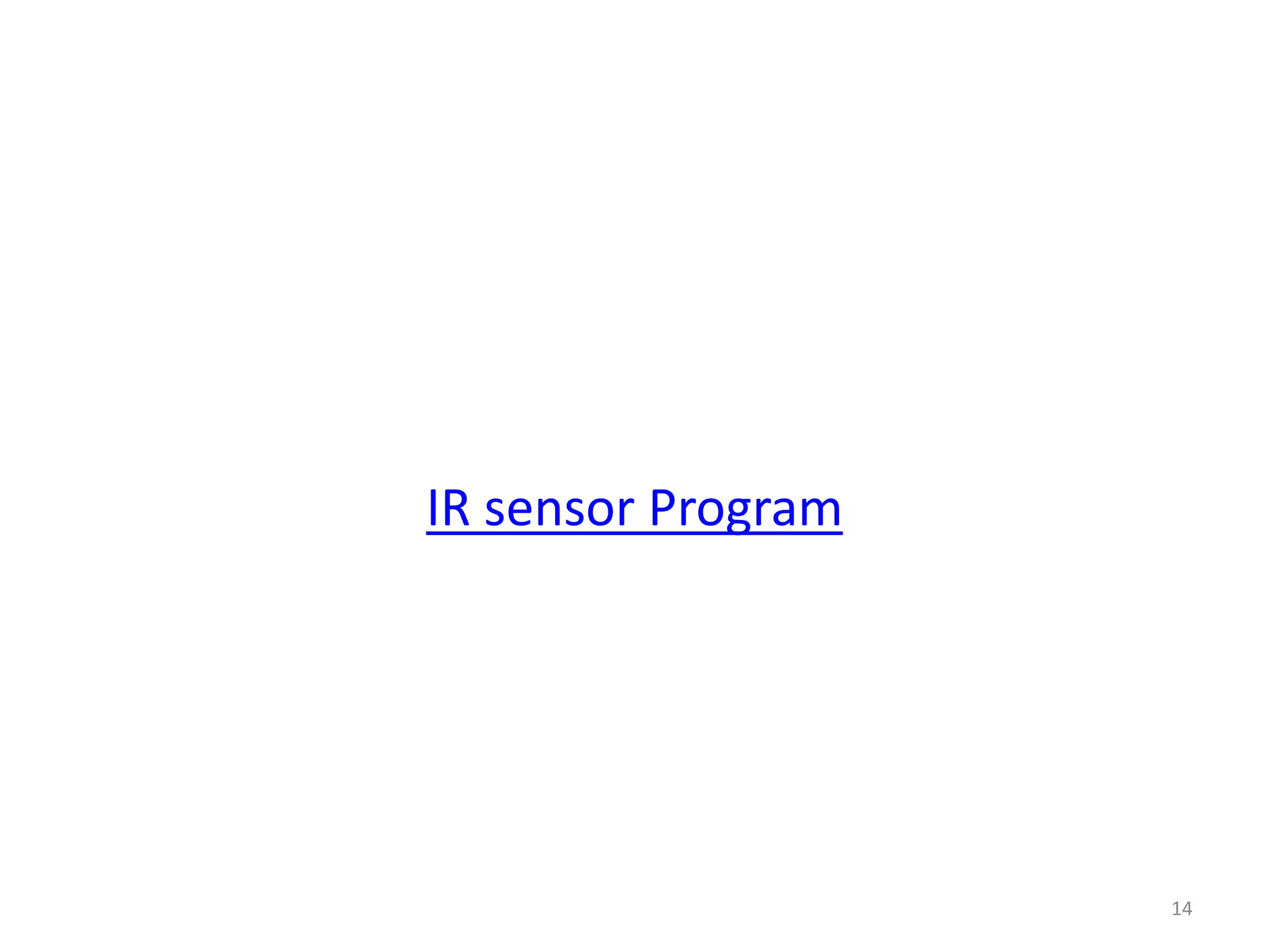 Arduino Interfacing with different sensors and motor | PPTX