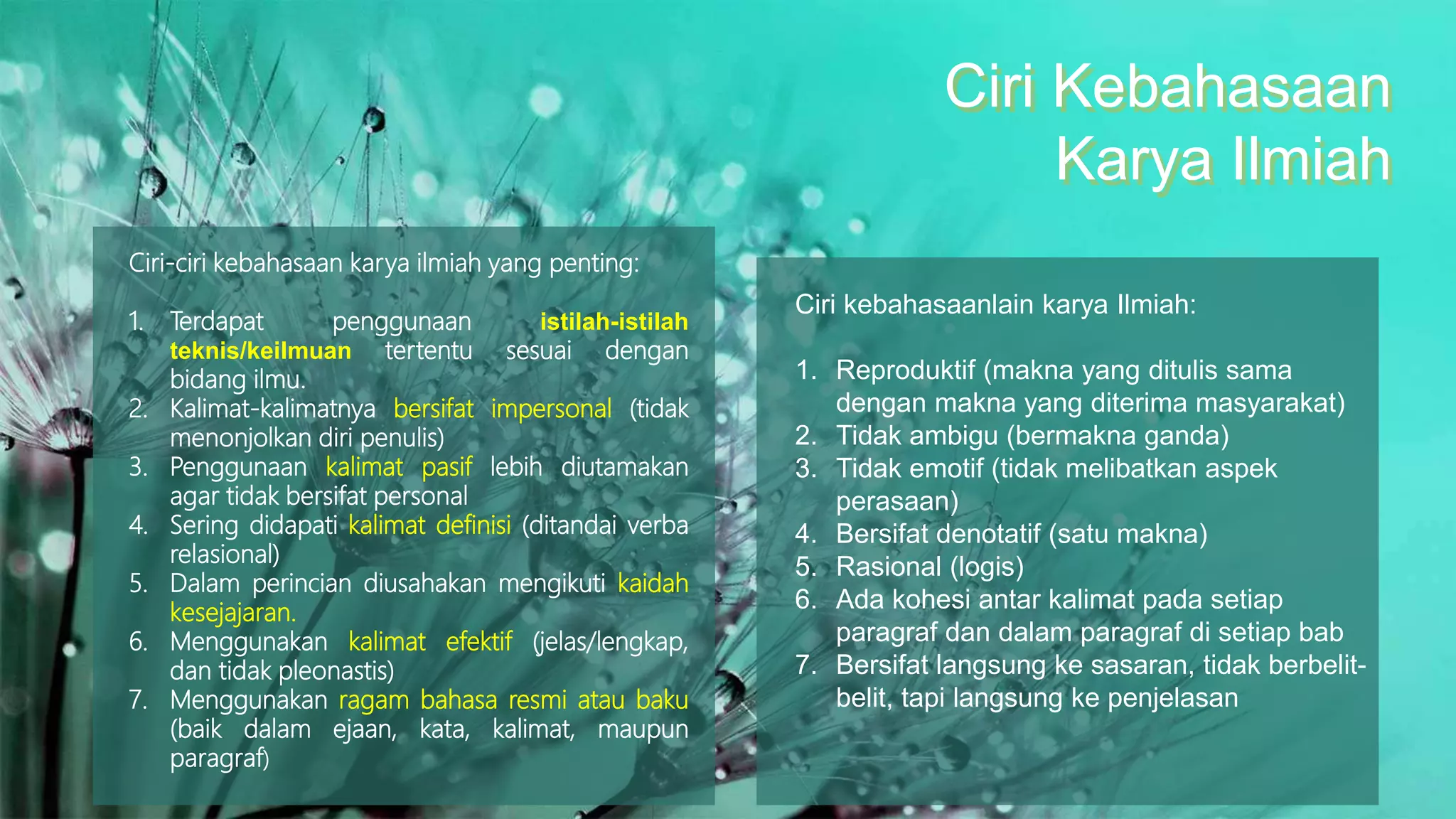 Materi Bahasa Indonesia Kelas XI (Karya Ilmiah) | PPTX