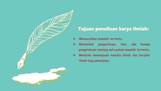 Materi Bahasa Indonesia Kelas XI (Karya Ilmiah) | PPTX