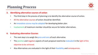 Planning Process : XII Business Studies | PPTX