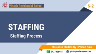 2. Staffing Process : XII Business Studies | PPTX