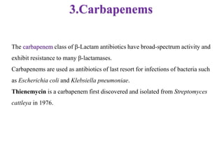2. beta lactum antibiotics | PPTX