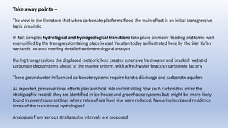 N.H. Platt and V.P. Wright (2019) – The flooding of a carbonate ...