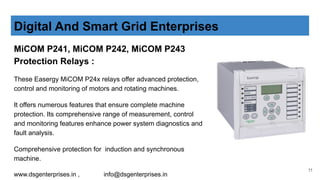 Schneider Micom Numerical Relay | PDF