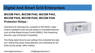 Schneider Micom Numerical Relay | PDF
