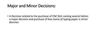 Types of decisions | PPT