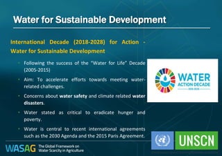 Harmonizing Actions on Water and Nutrition within the United Nations ...