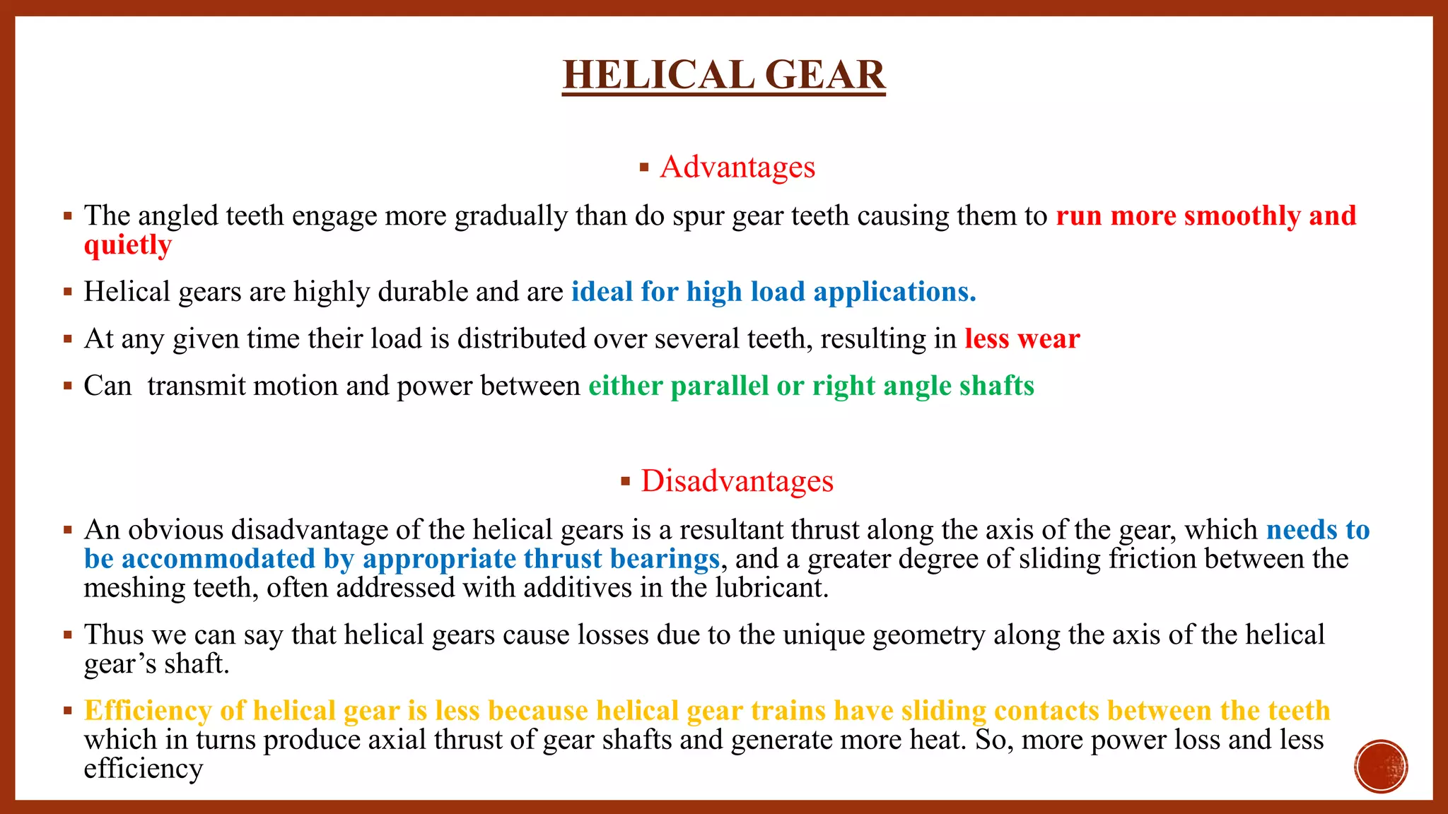 2.1 helical gear | PPTX