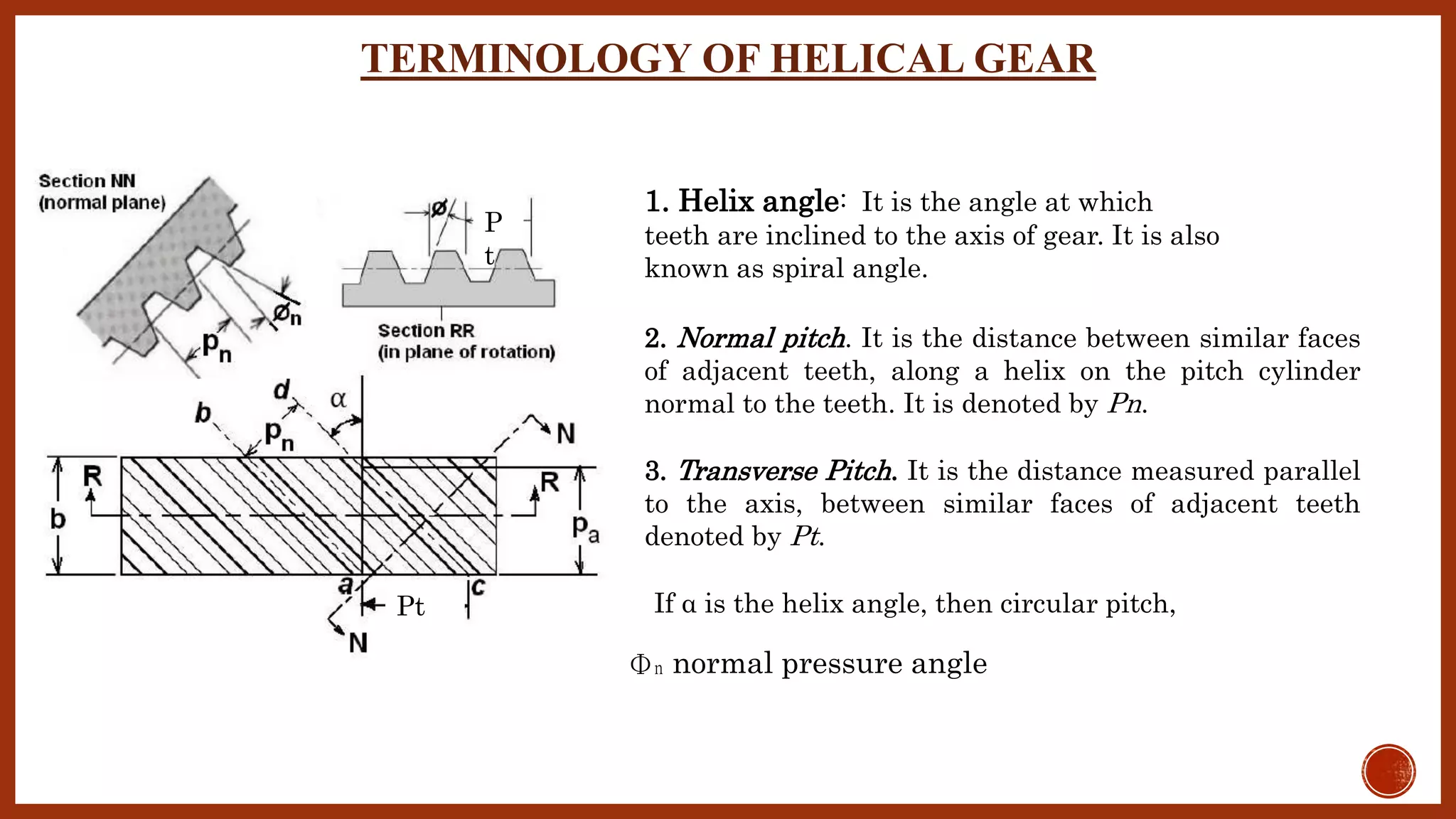 2.1 helical gear | PPTX