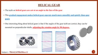 2.1 helical gear | PPTX