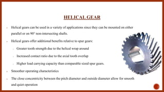 2.1 helical gear | PPTX