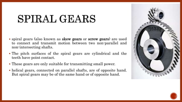 2.2 spiral gear | PPTX