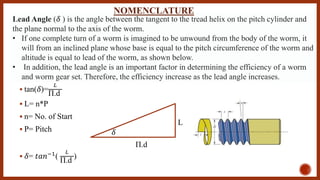 2.3 worm and worm wheel | PPTX