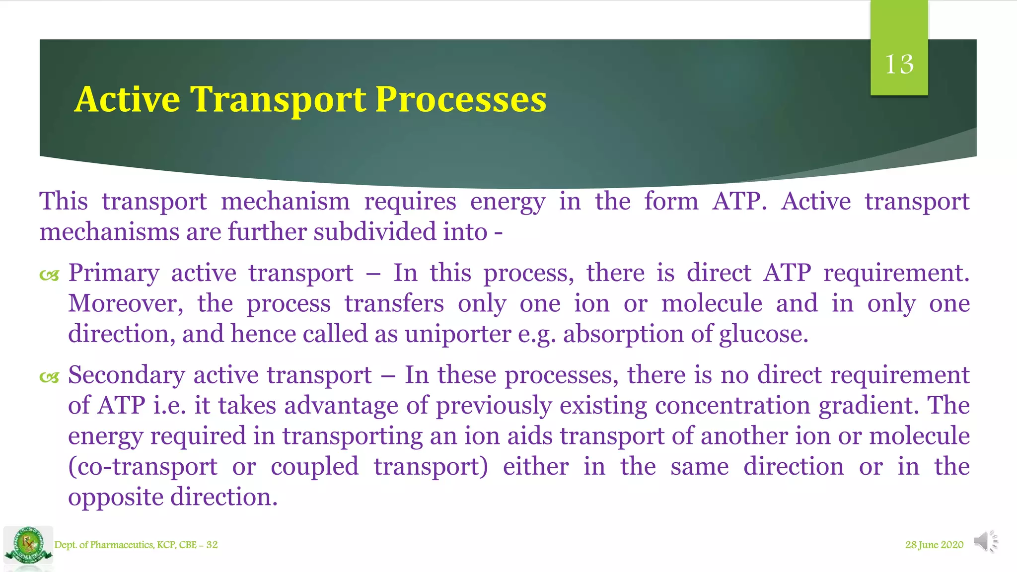 Mechanism of absorption | PPTX