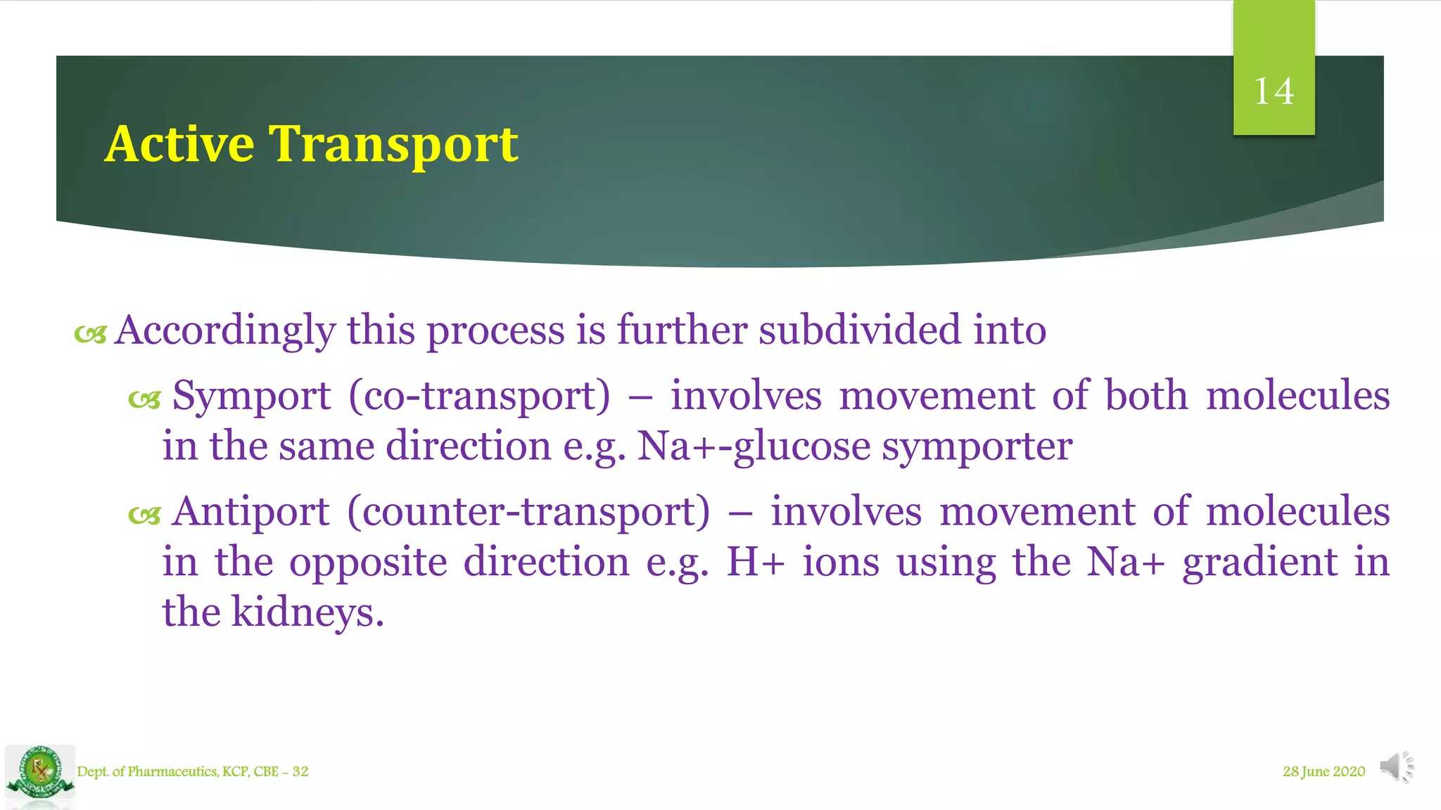 Mechanism of absorption | PPTX
