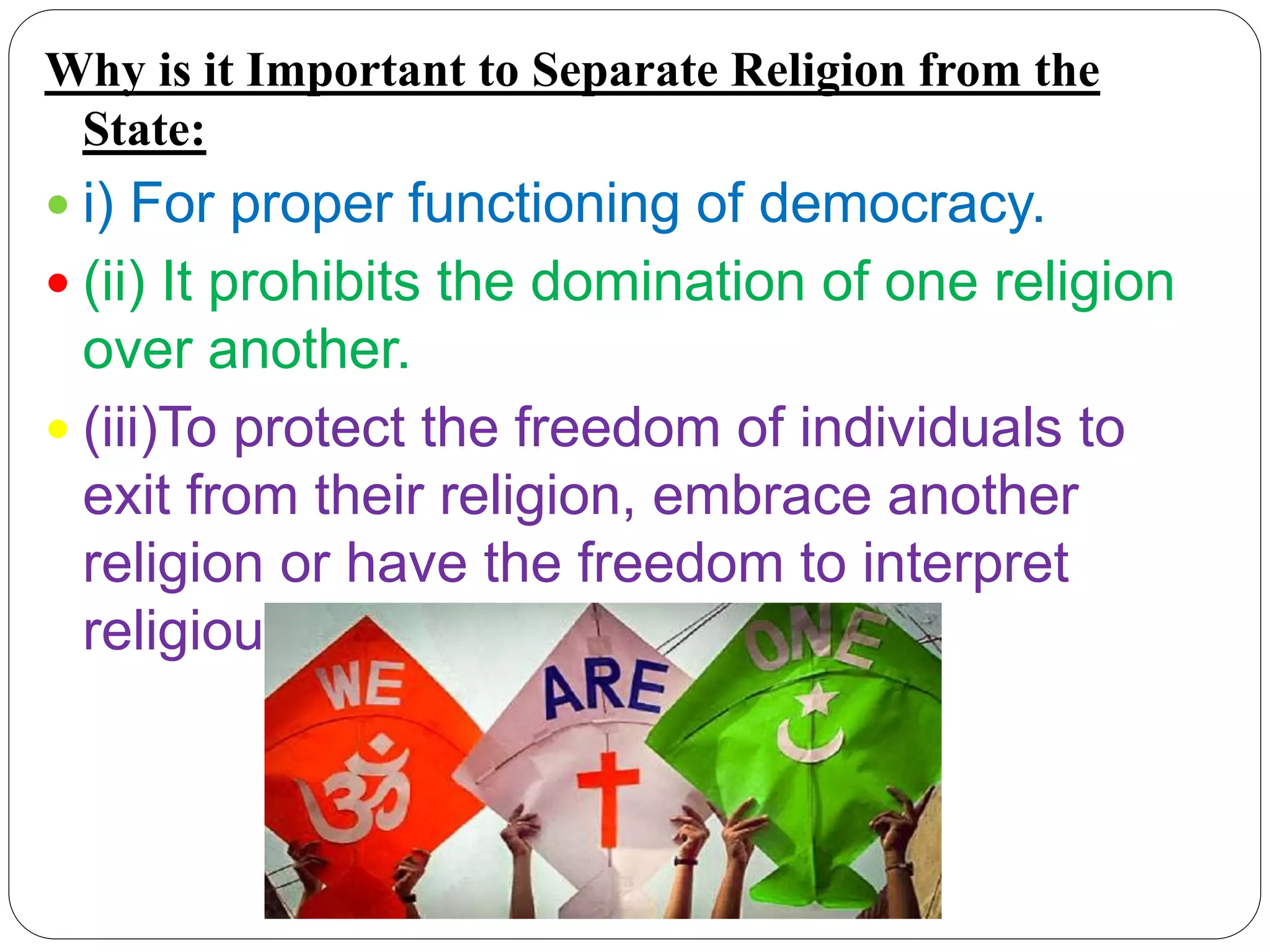 8th std Social Science Chapter 2. Understanding Secularism | PPTX