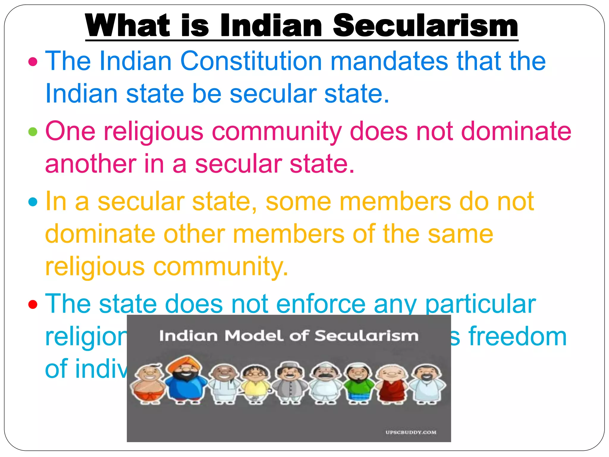 8th std Social Science Chapter 2. Understanding Secularism | PPTX