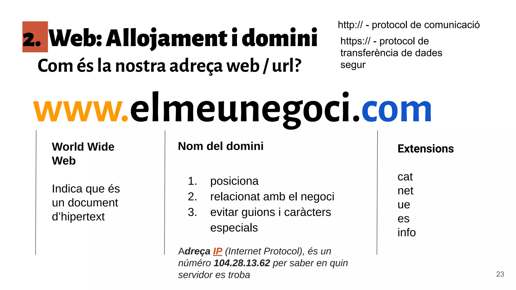 2. Planifica la teva web v2 | PPT