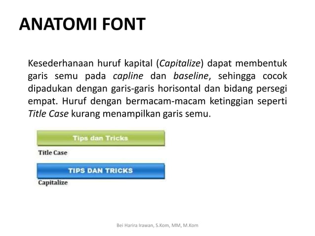 Desktop Publishing 2 - [Typografi - Chapter 1] | PPTX