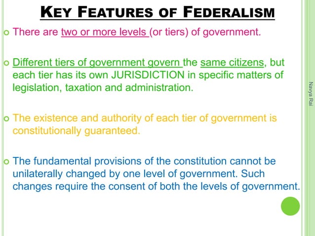 Grade 10th Social Science Civics - Chapter . 2. Federalism | PPTX ...