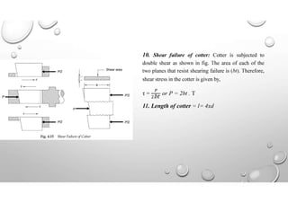 Design of cotter joint | PDF