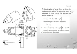 Design of cotter joint | PDF
