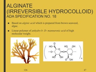 impression materials and recent advances | PPTX
