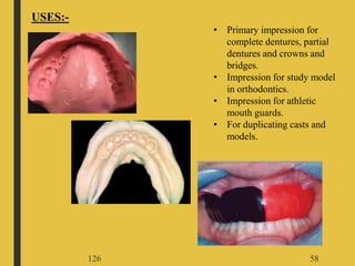 impression materials and recent advances | PPTX