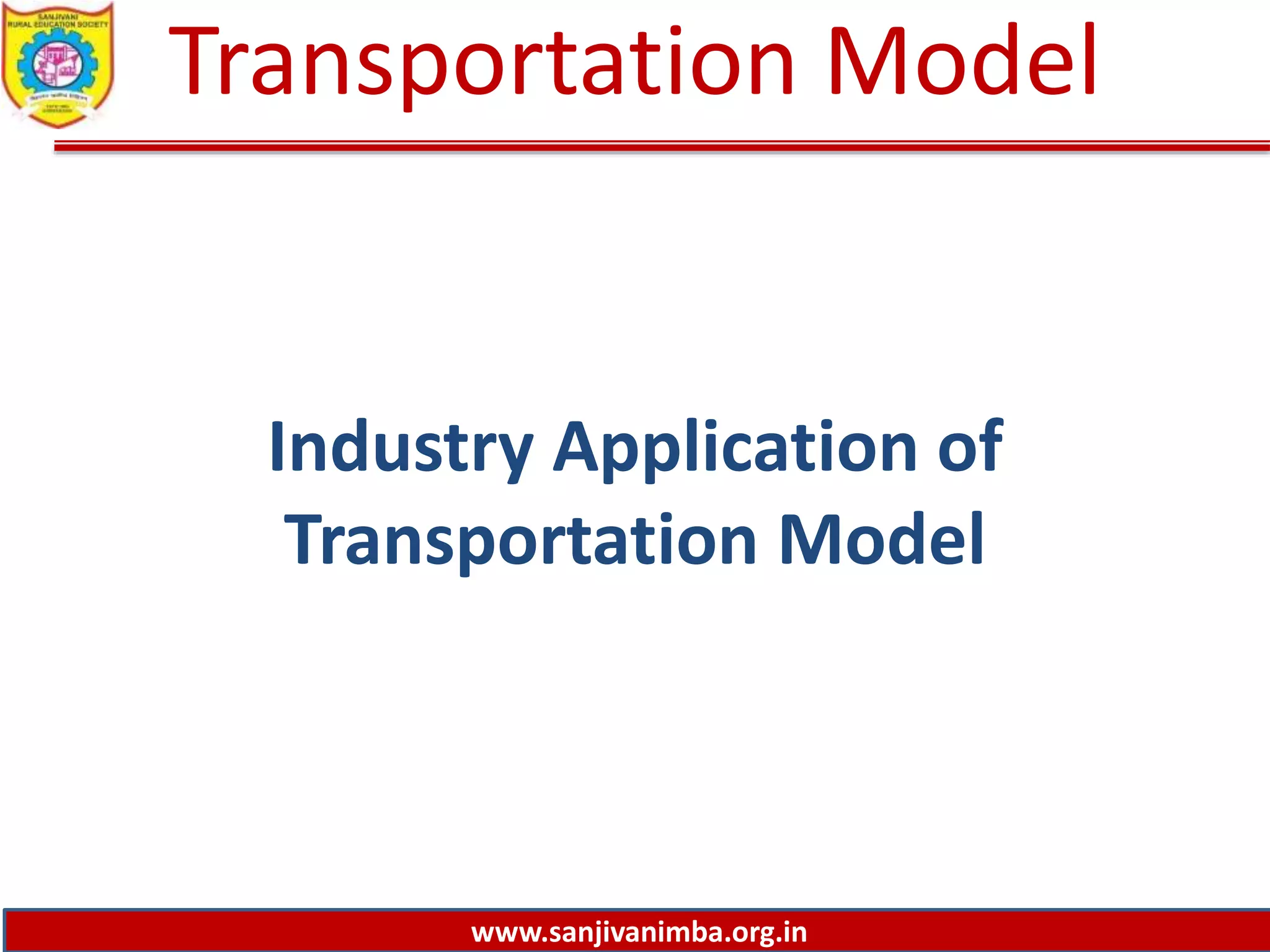 2.1 introduction to transportation | PPT