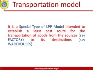 2.1 introduction to transportation | PPTX