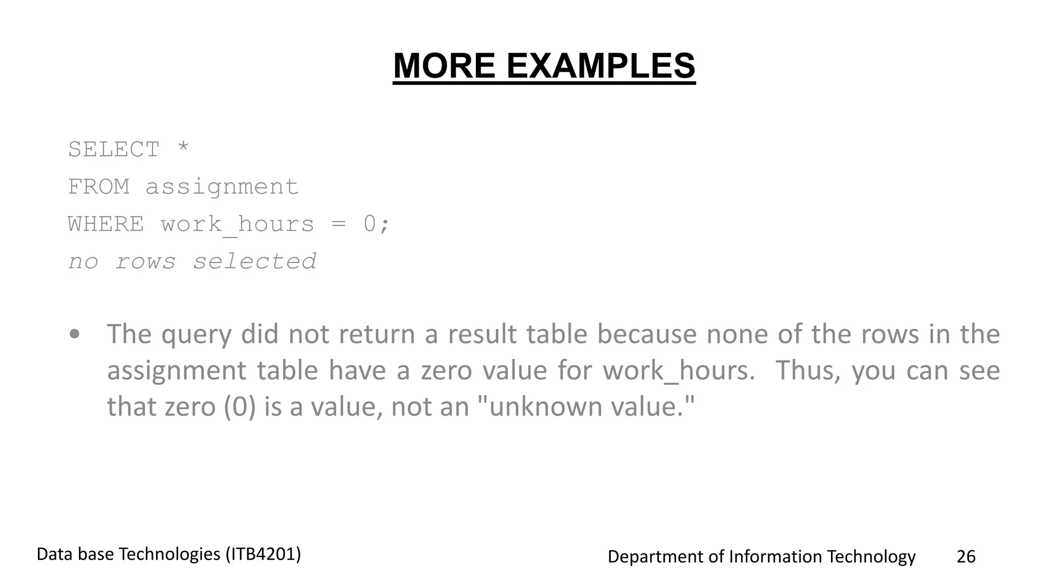Sql Logical Operators Ppt