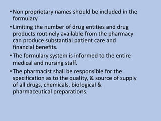 Hospital formulary | PPT