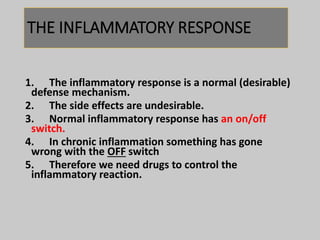 Non-steroidal anti-inflammatory drugs (NSAIDs) | PPT