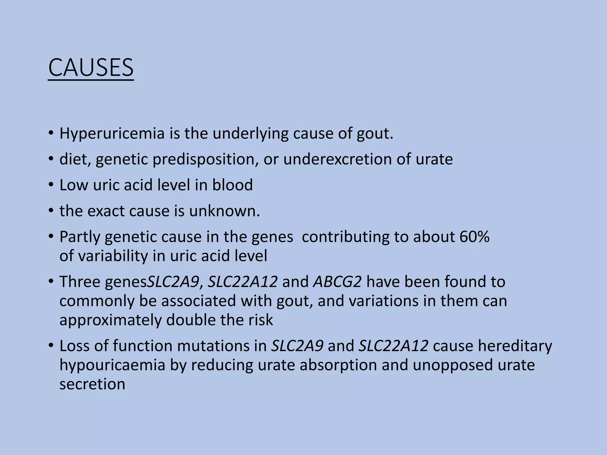 Gout - types,causes,treatment | PPT | Foot Health | Diseases and Conditions