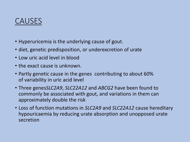Gout - types,causes,treatment | PPT | Foot Health | Diseases and Conditions