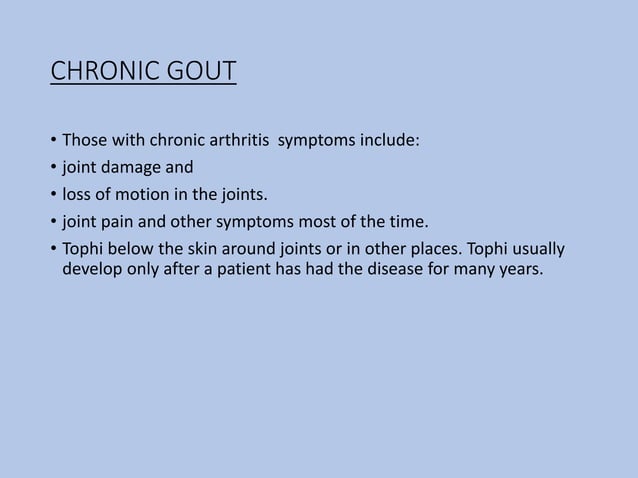 Gout - types,causes,treatment | PPT | Foot Health | Diseases and Conditions
