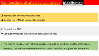 International usar operations roles and responsibilities | PPTX