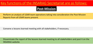 International usar operations roles and responsibilities | PPTX