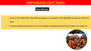 International usar operations roles and responsibilities | PPTX