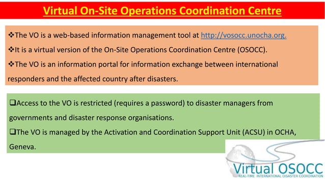 International usar operations roles and responsibilities | PPTX ...