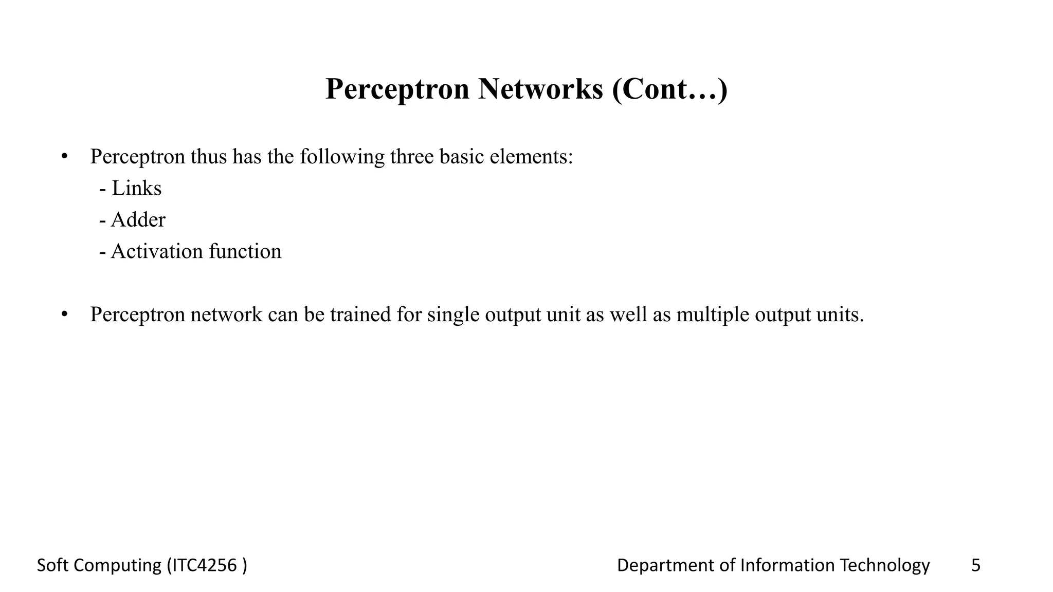 Supervised learning network | PPTX